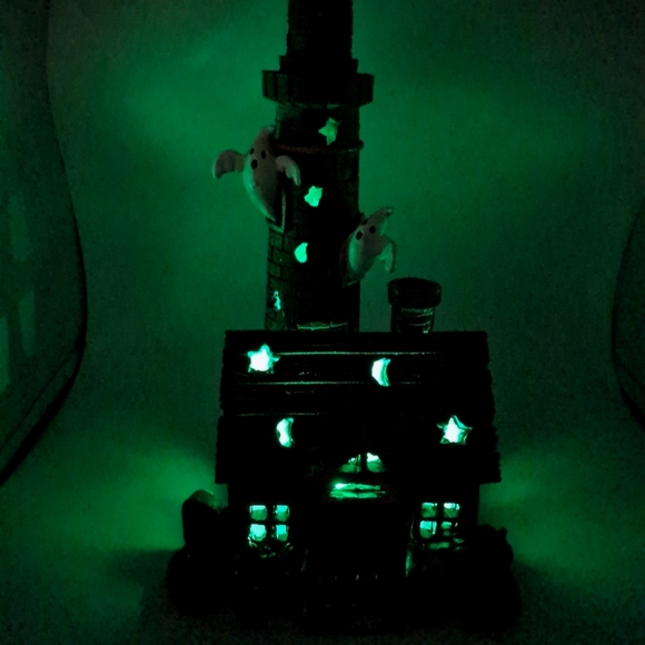 Transpac | Holiday | Haunted Light House Halloween Ghost Light Up ...